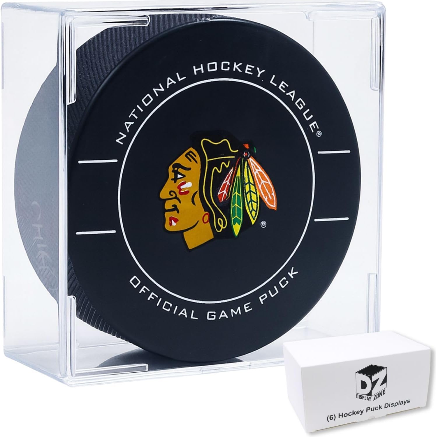 Amazon.com: (6 Count) Display Zone Hockey Puck Display Case - Fits ...