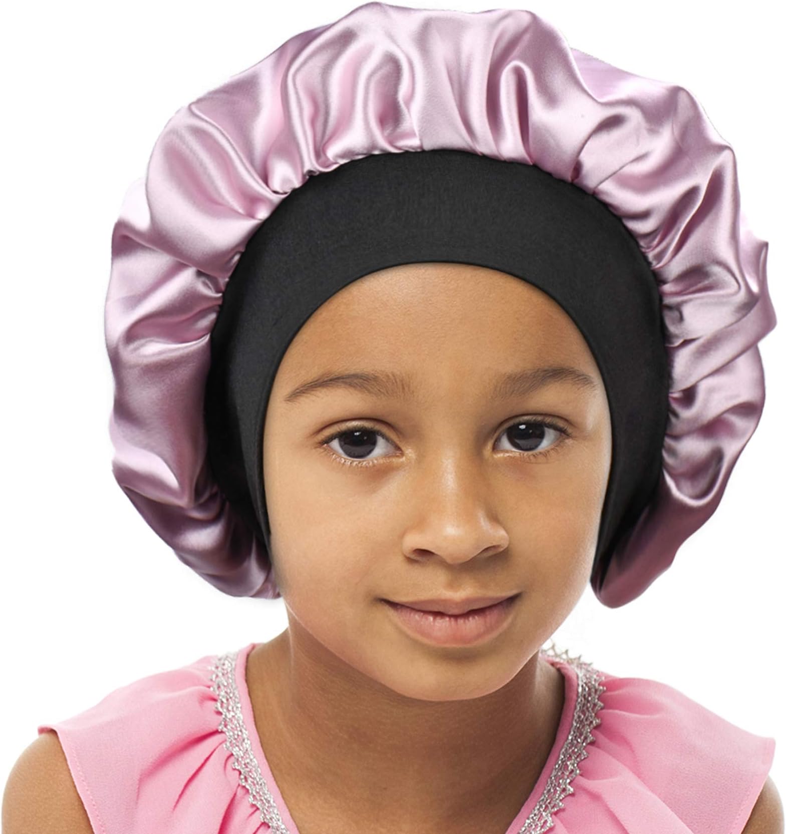 Amazon.com: Girls Wide Band Hair Bonnet Cozy Sleep Night Cap : Clothing ...