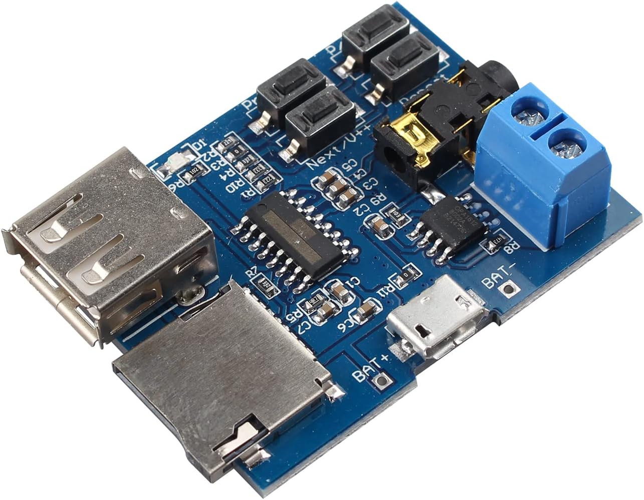 JZK 2 Pcs Mp3 Lossless Decoder Board, MP3 Format decoding board TF card ...