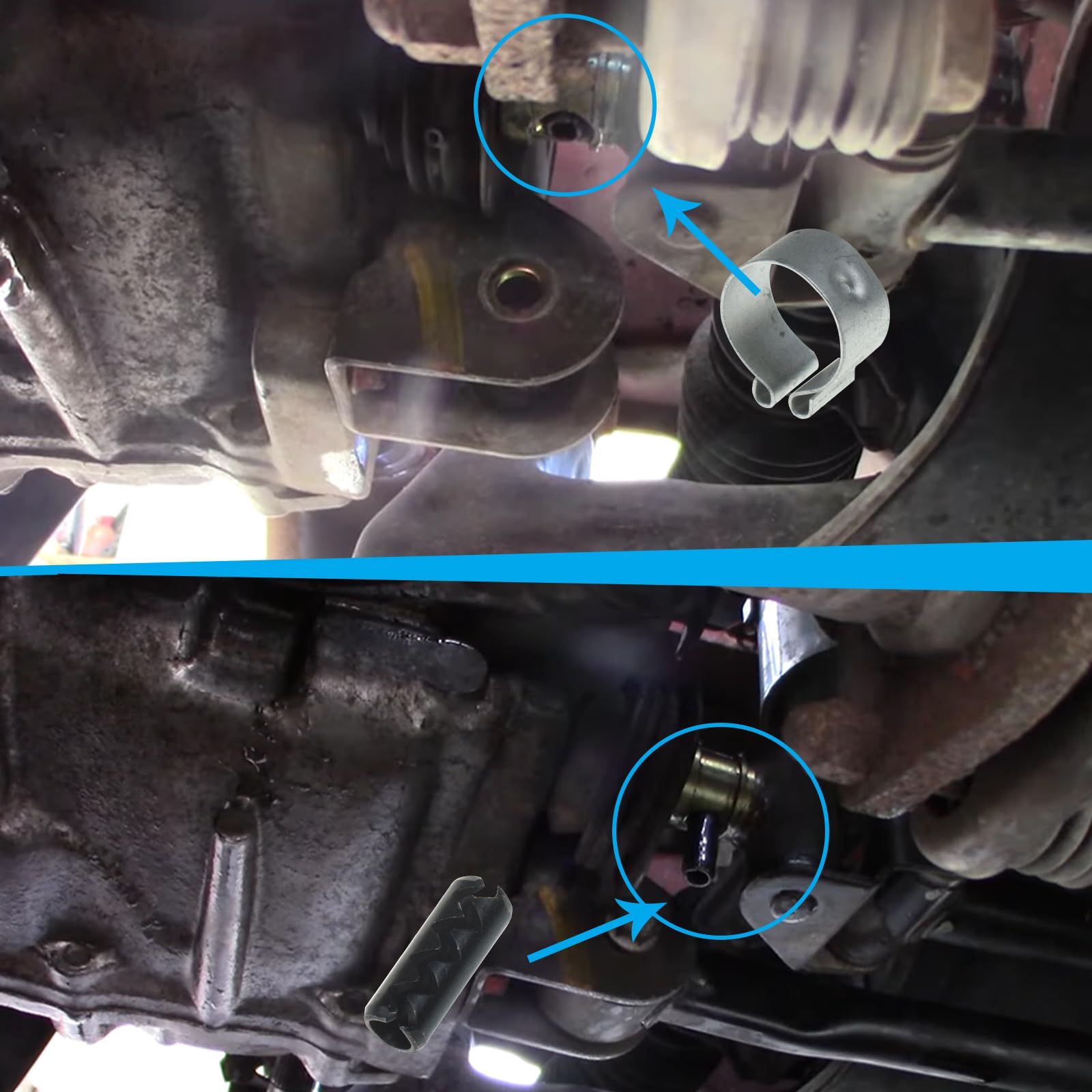 Snapklik.com : Shift Linkage Pin & Clip Repair Kit Fit For Lever Civic ...