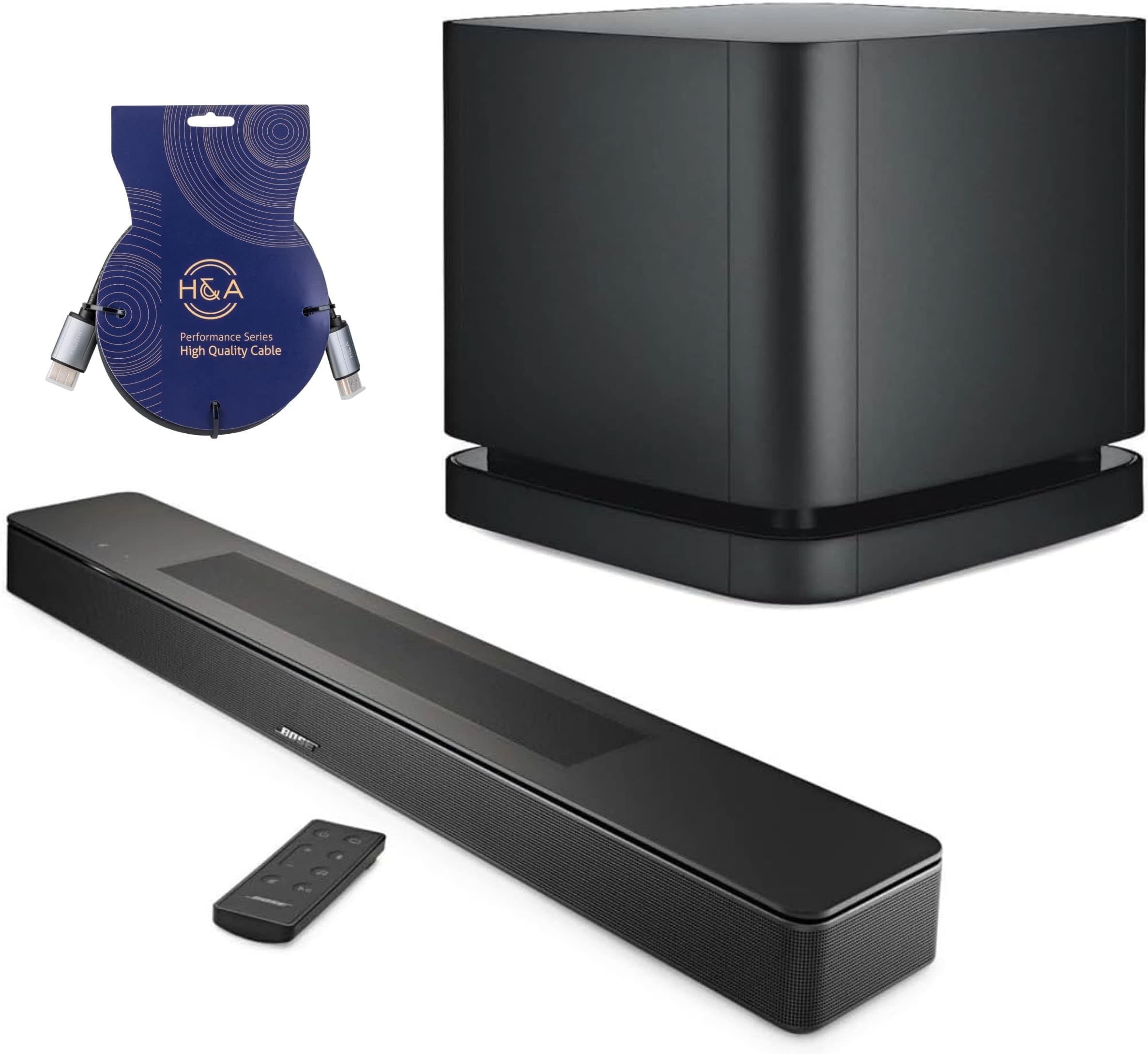 Amazon.com: Bose New Smart Dolby Atmos Soundbar, Black with Bass Module ...