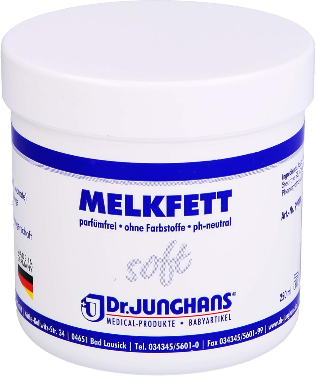 MELKFETT SOFT 250 g : Amazon.de: Drogerie & Körperpflege