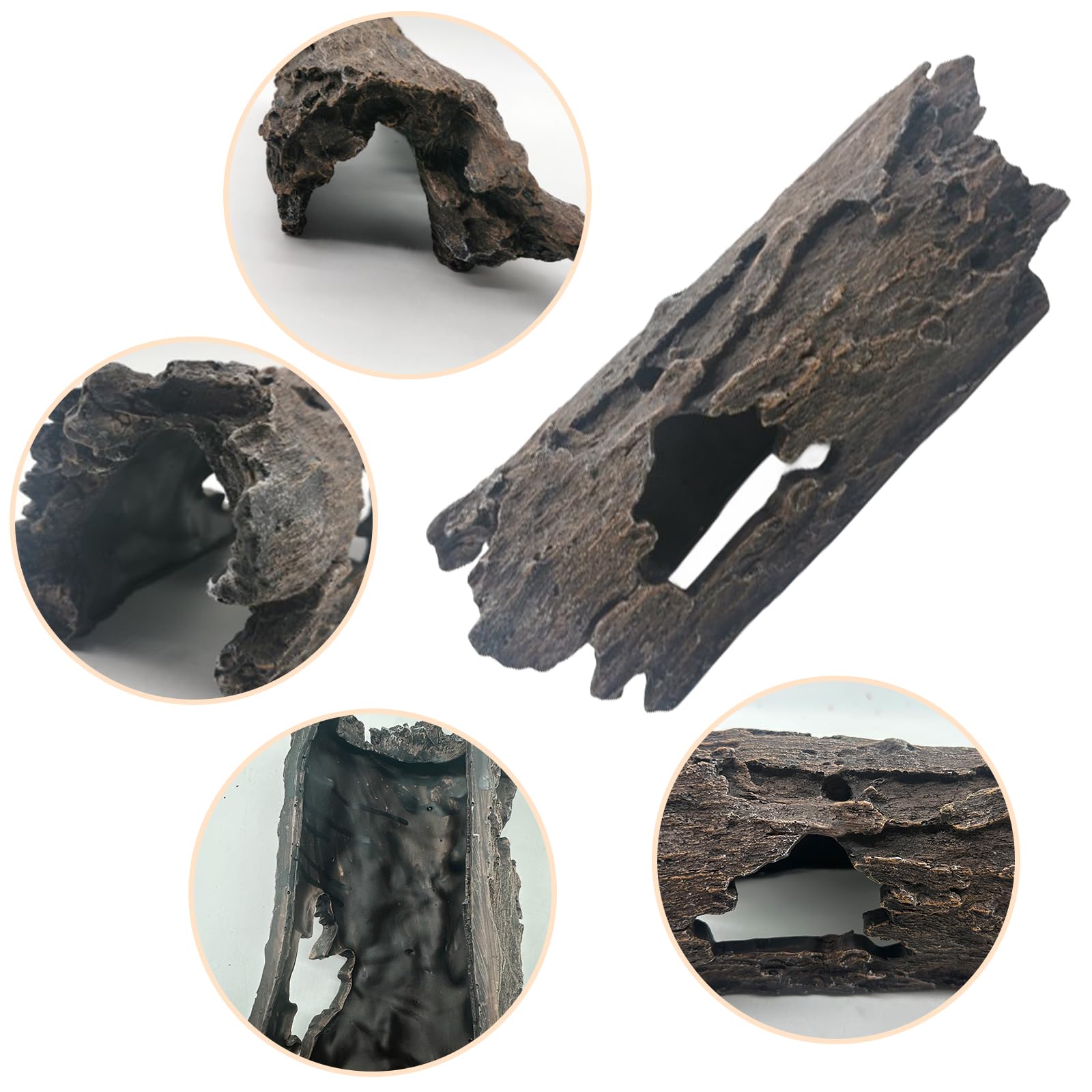 Snapklik.com : Bearded Dragon Hide, 13.5" Large Reptile Hideout, Resin ...