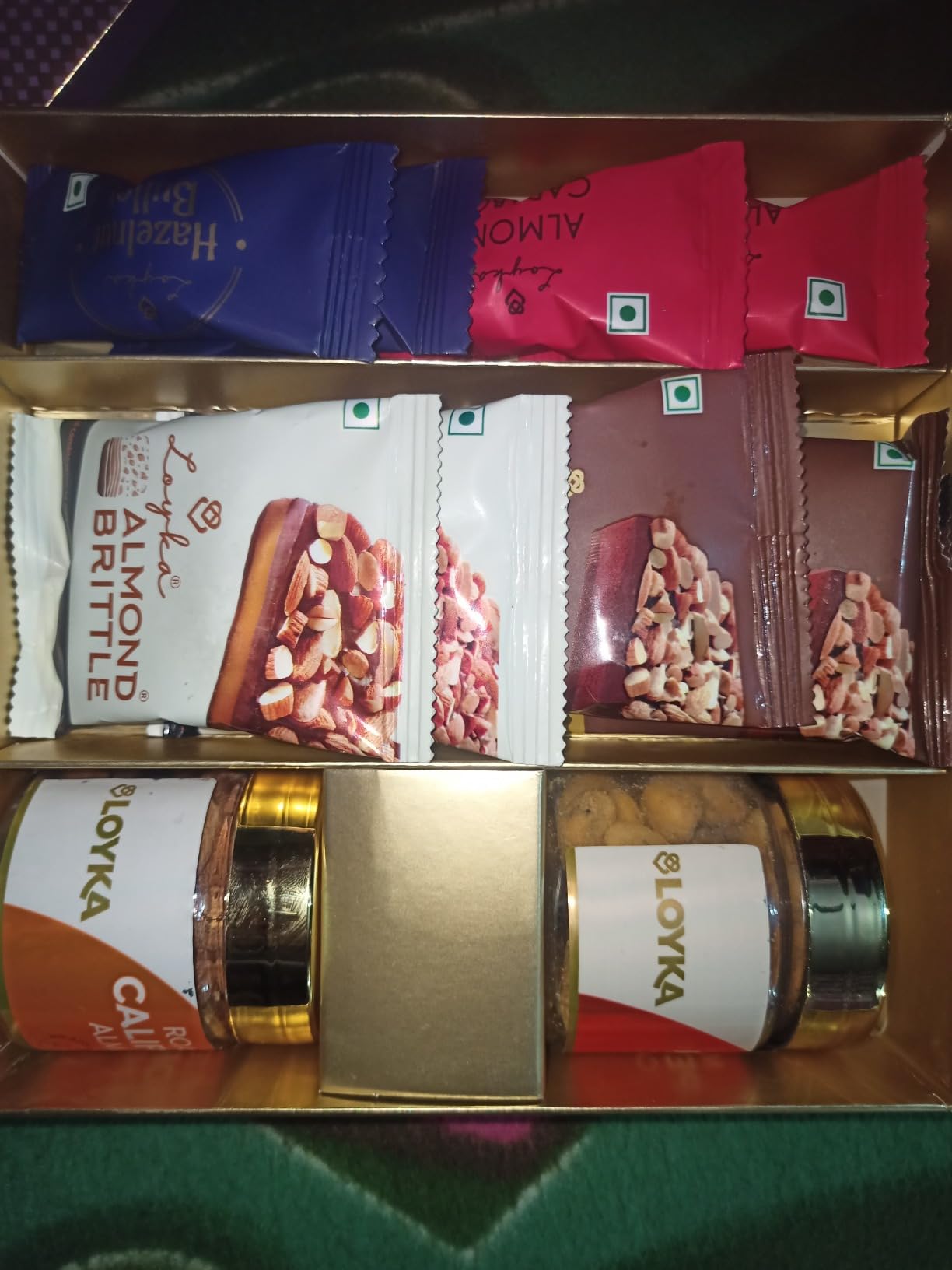 LOYKA Royal Peacock Box Almond Brittle Premium Diwali Gift Pack ...