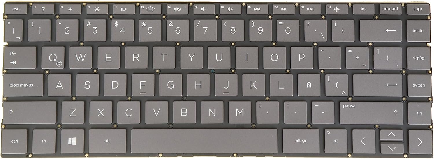 Amazon.com: LA Latin Spanish Layout- Laptop Keyboard for HP Spectre 13 ...