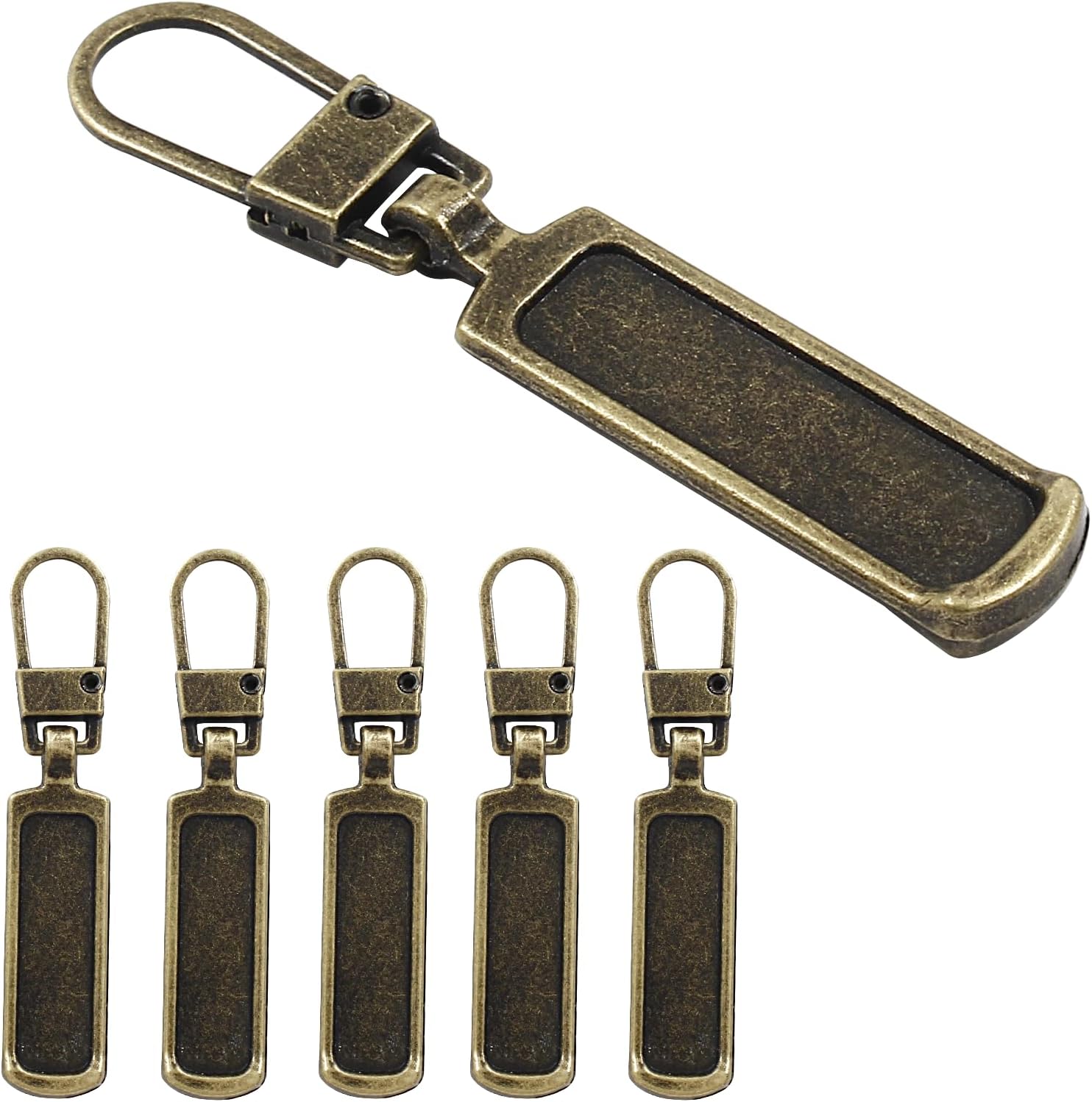 Amazon.com: Hitefu 6PCS Zipper Pull Replacement, Upgraded Zipper Tags ...