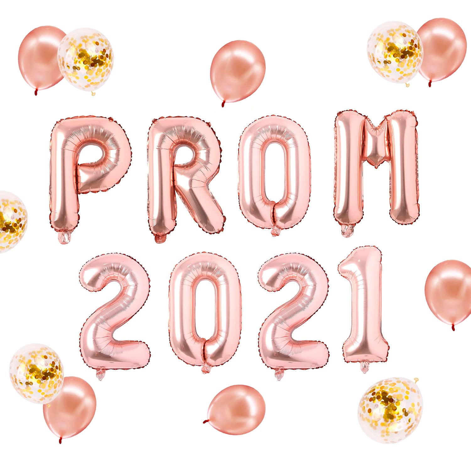 Prom 2023 Balloons Rose Gold Prom 2023 Banner Prom 2023 | Desertcart ...