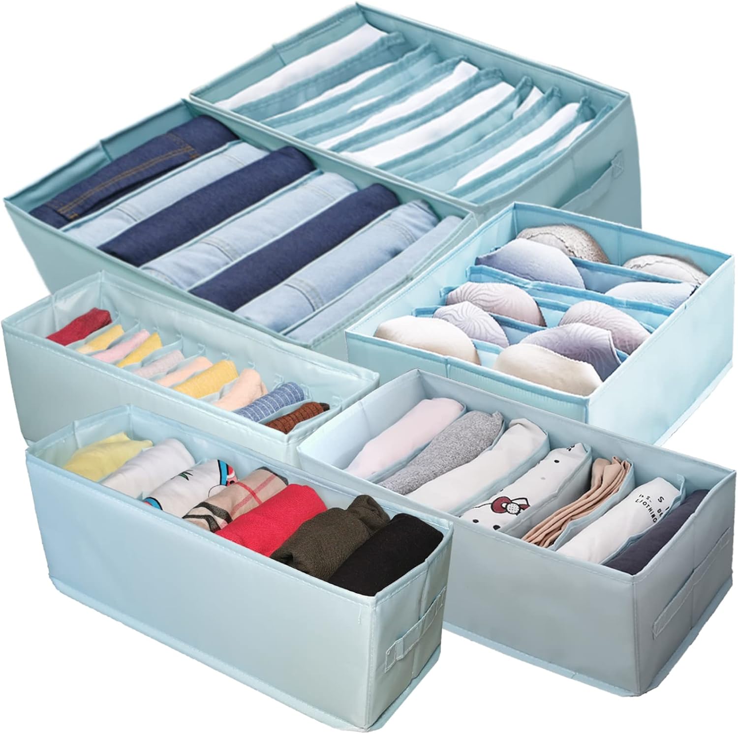 Amazon.com: MUIRK Wardrobe Clothes Organizer,6PCS Closet Organizers and ...