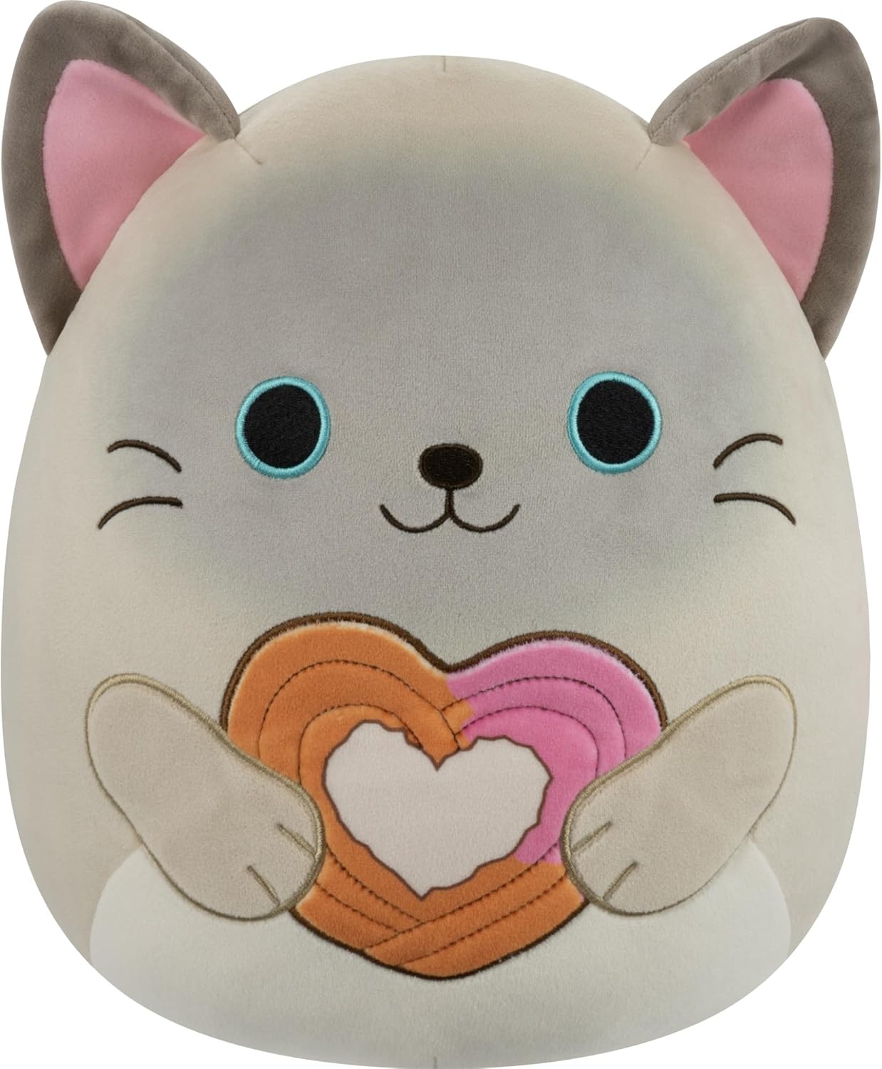 Amazon.com: Squishmallows Original 12in Felton the Siamese Cat Holding ...