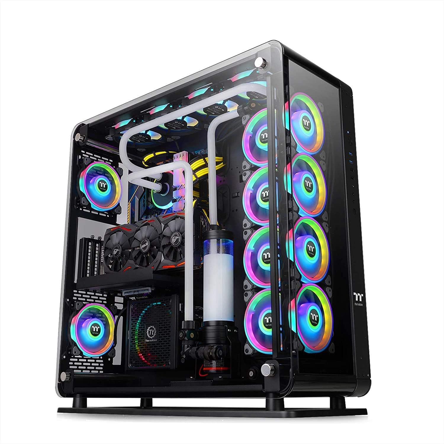 Amazon.com: Thermaltake Core P8 Tempered Glass E-ATX Full-Tower Chassis ...