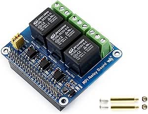 Amazon.com: 3 Channel Relay Board 5A 30V DC Expansion Board Compatible ...