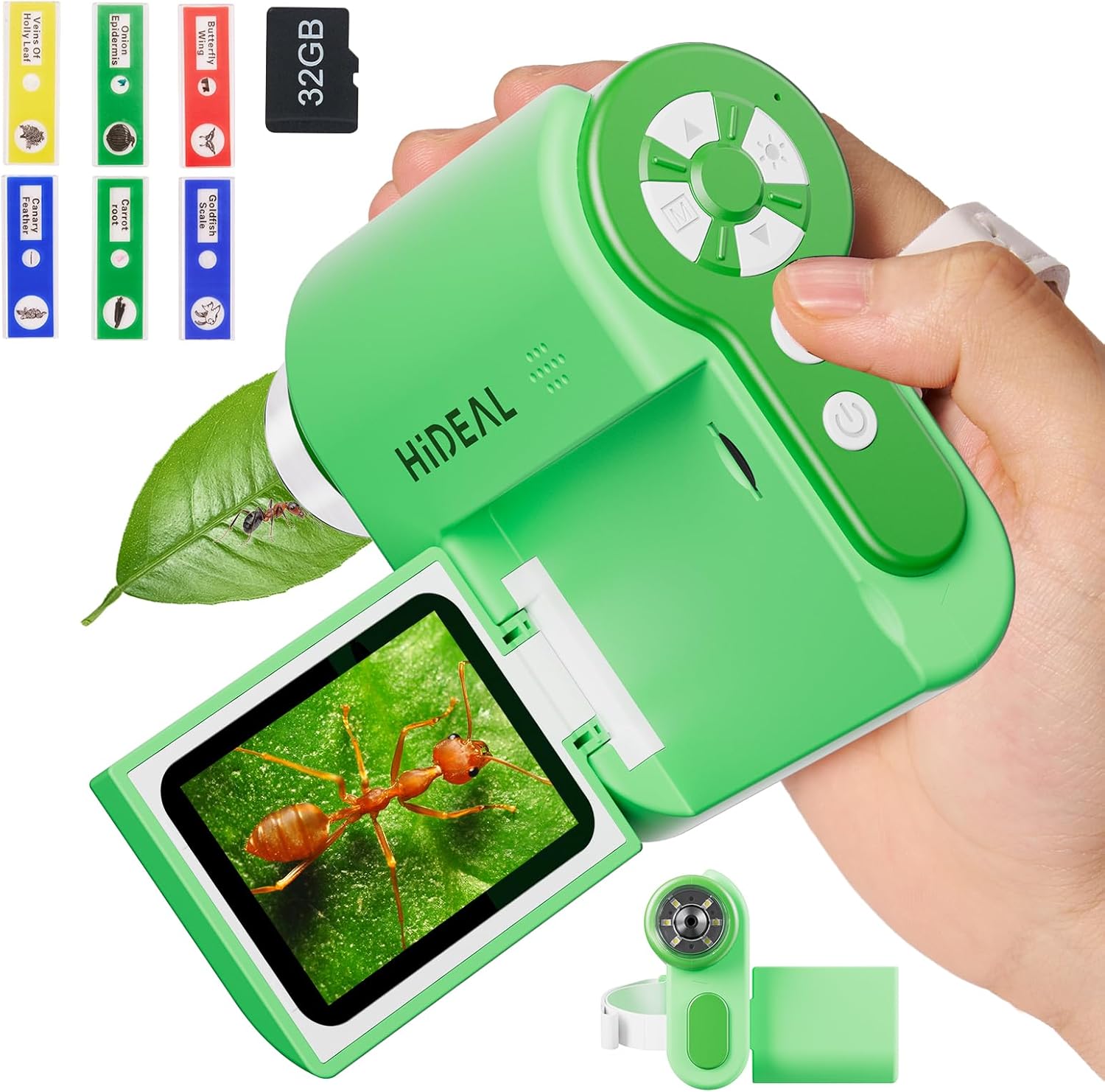 Amazon.com: Hideal HP20 IPS Microscope for Kids: [3-in-1] [Easy and Fun ...