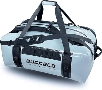 Amazon.com: Buffalo Gear Large Waterproof Travel Duffle Bag, 120L Heavy ...