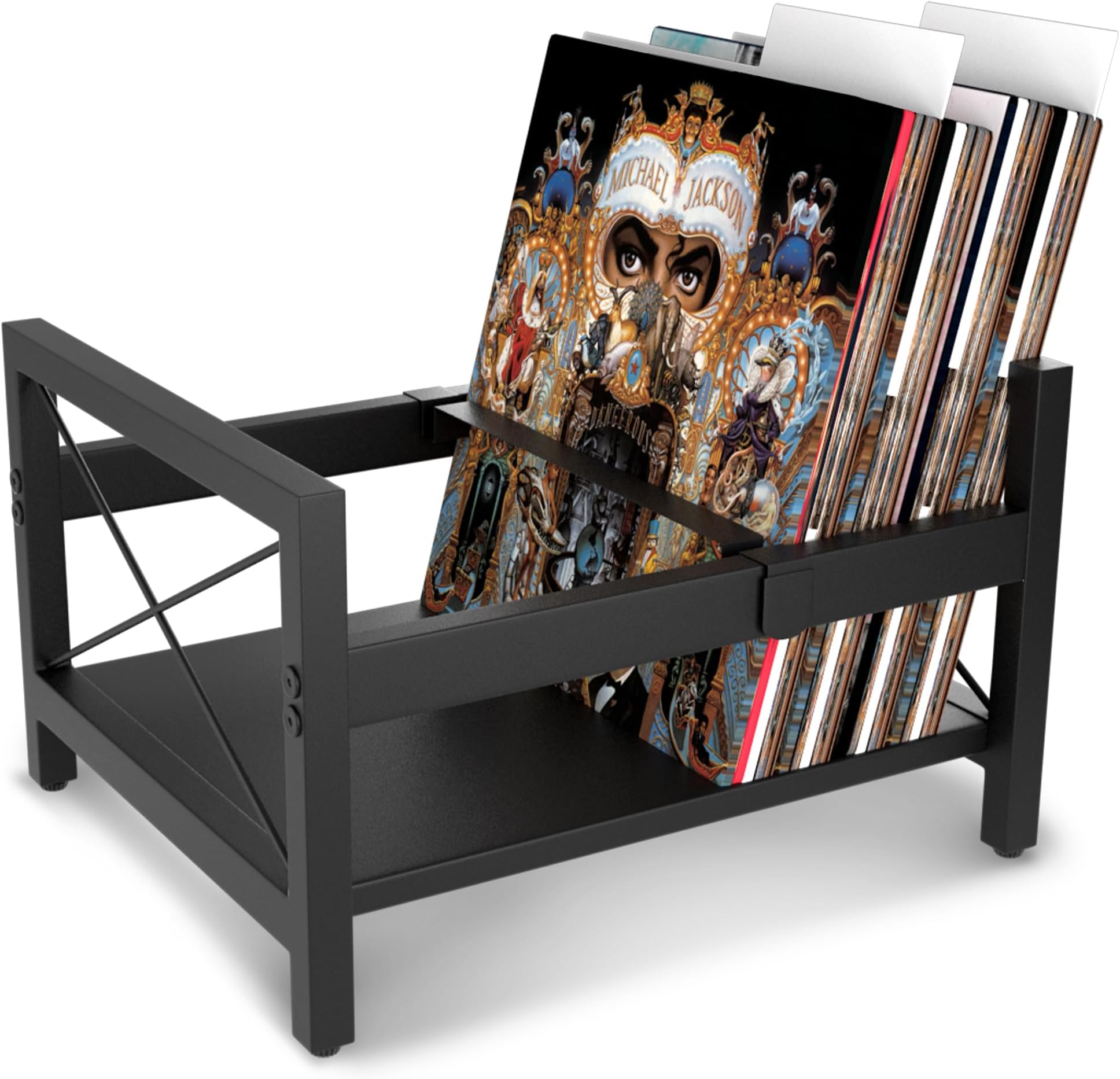 Amazon.com: Xstermism Vinyl Record Holder, 80-100 LP Vinyl Record ...