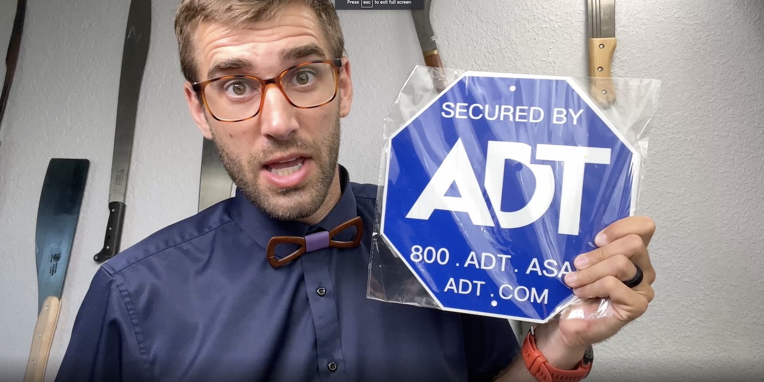 Watch Up close& ADT Sign differences compared to other ADT Signs on Amazon Live