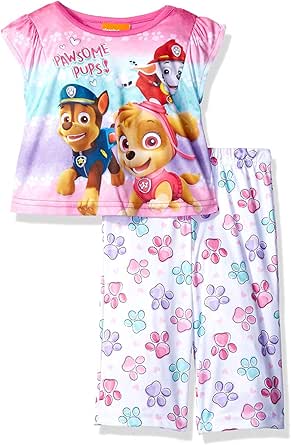 Amazon.com: Nickelodeon Baby Girls' Paw Patrol 2-Piece Pajama Set ...