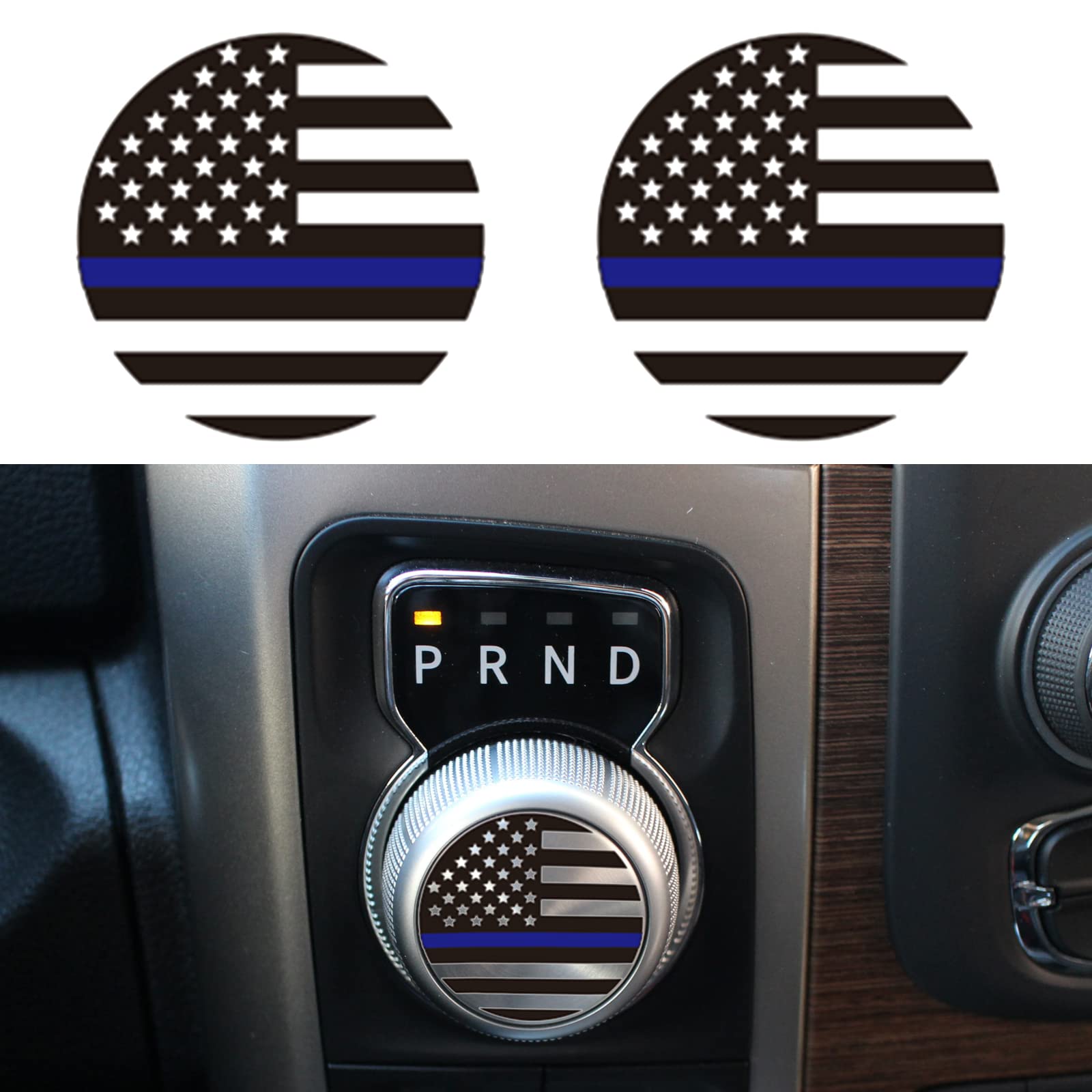 Snapklik.com : Zhizhong Dial Shifter Trim Plate American Flag Vinyl ...