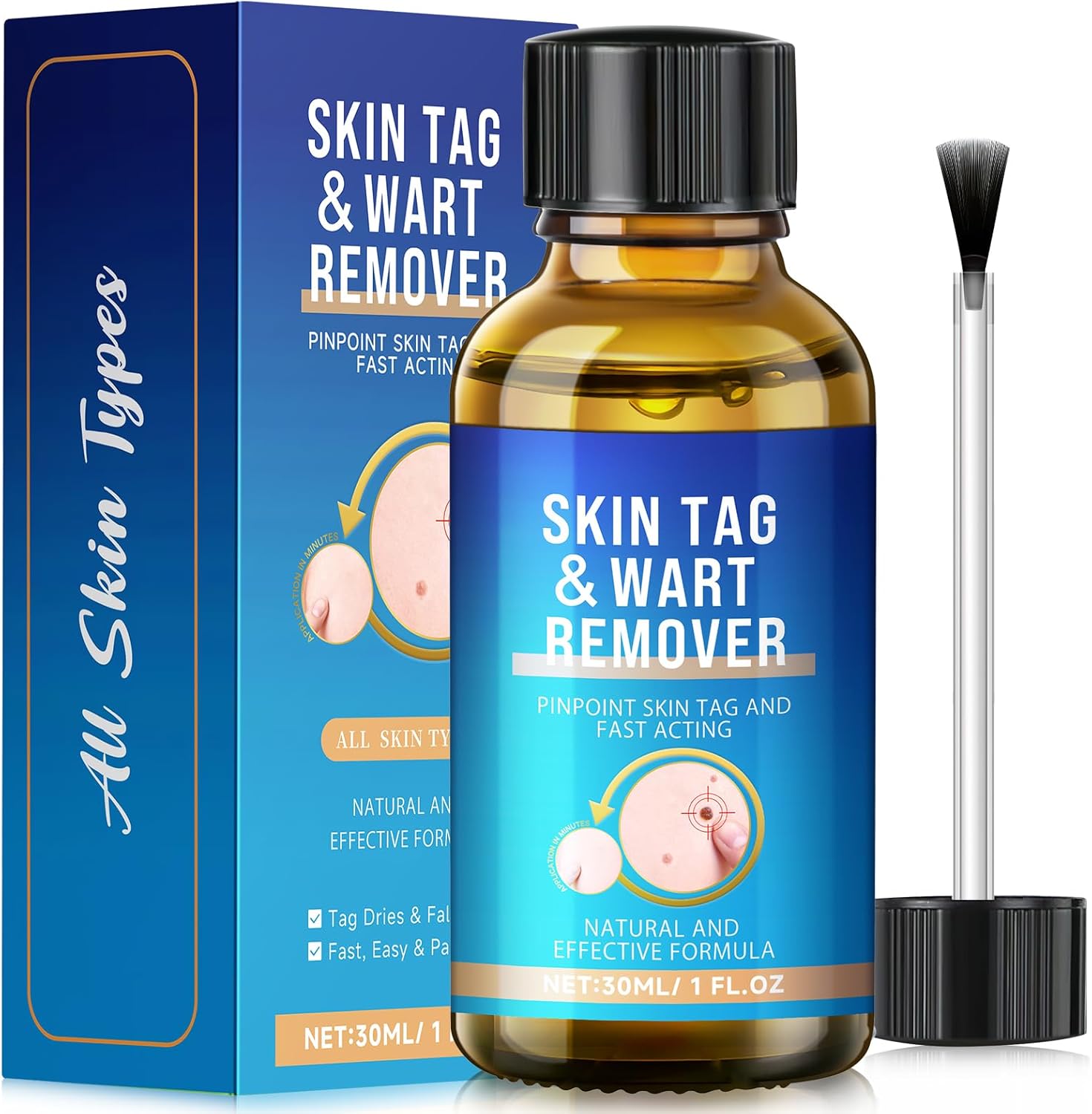 Wart Remover,Fast-Acting Skin Tag & Wart Remover for Feet & Hands,Skin ...