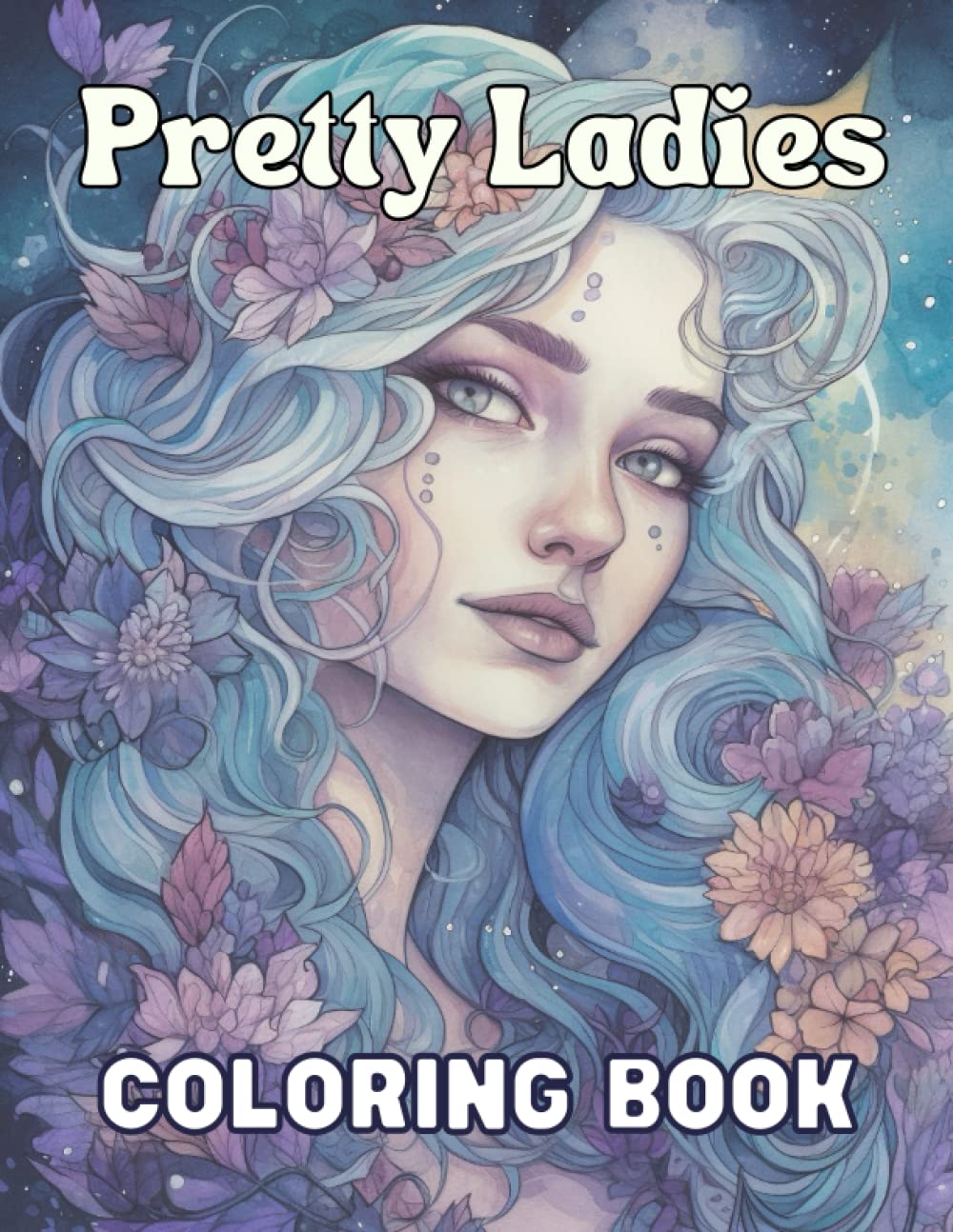 Amazon.com: Pretty Ladies - A Coloring Book with 50 Beautiful Portraits ...
