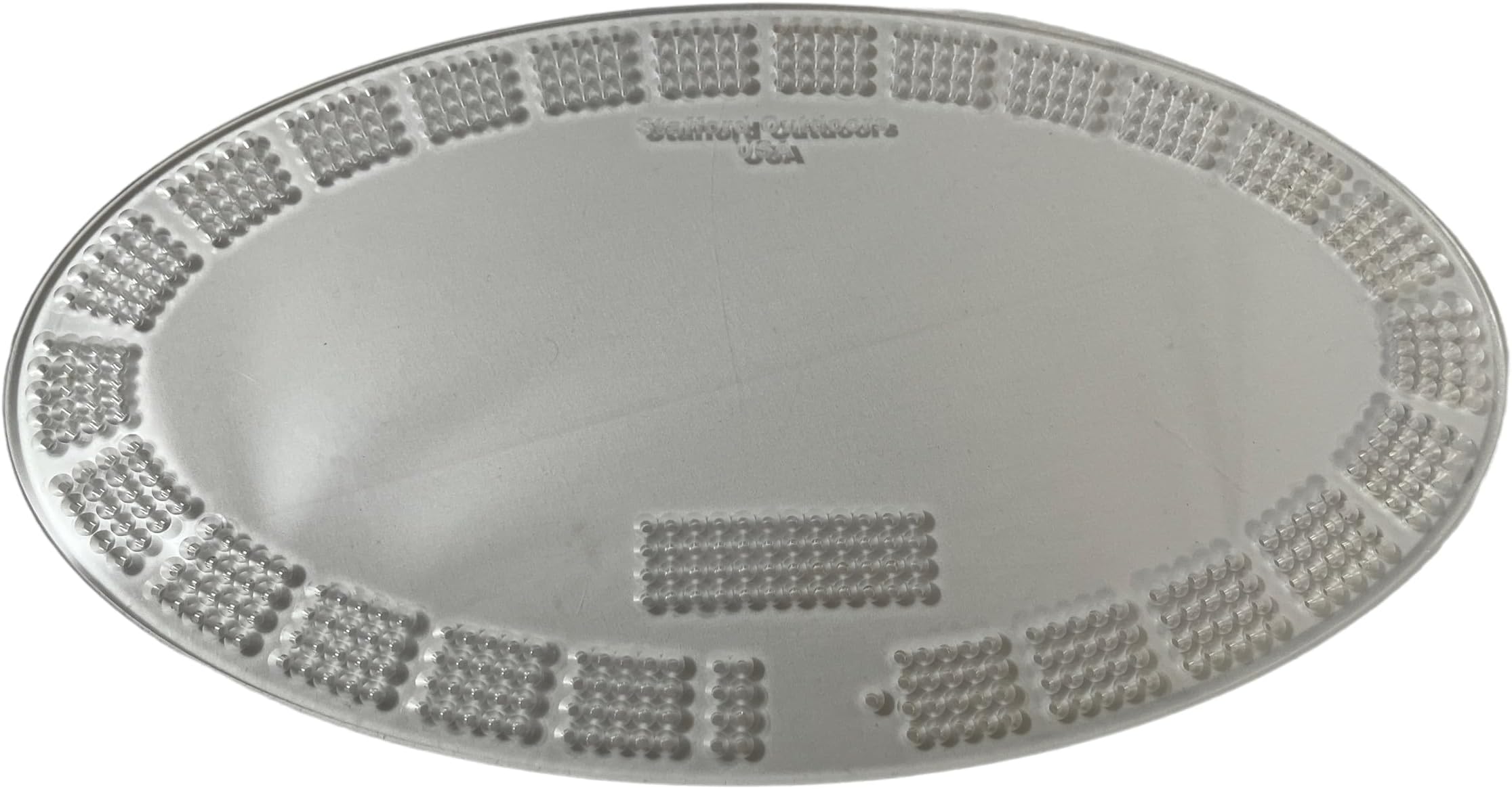 Amazon.com: Oval Cribbage Board Template - 4 Lane USA : Toys & Games