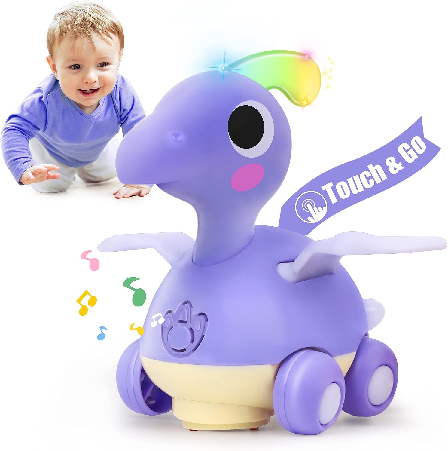 Amazon.com: iPlay, iLearn Baby Musical Crawling Toys, Toddler Music ...