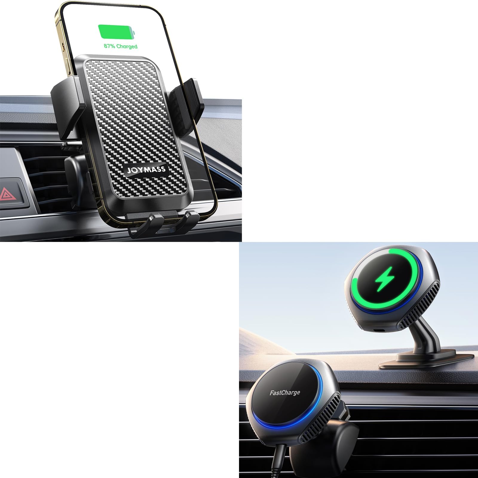 Amazon.com: magsafe car Mount Charger and Wireless car Charger : Cell ...