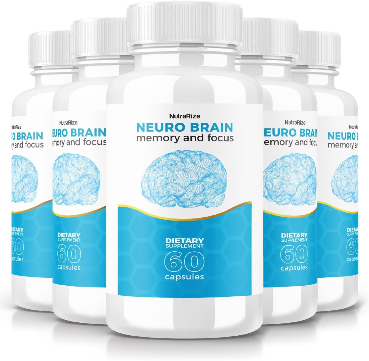 Amazon.com: (5 Pack) Neuro Brain and Focus Capsules - Neuro Brain ...