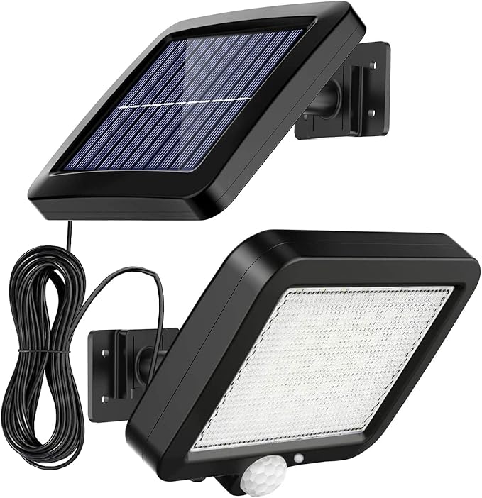 Outdoor Solar Lights Solar Barn Light Outdoor 56 LED 700Lum Shed Light ...