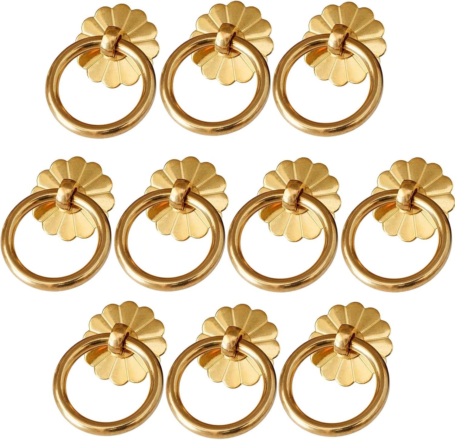 Amazon.com: 10pcs Retro Drawer Pull Ring Ring Pull Handle, Door Ring ...