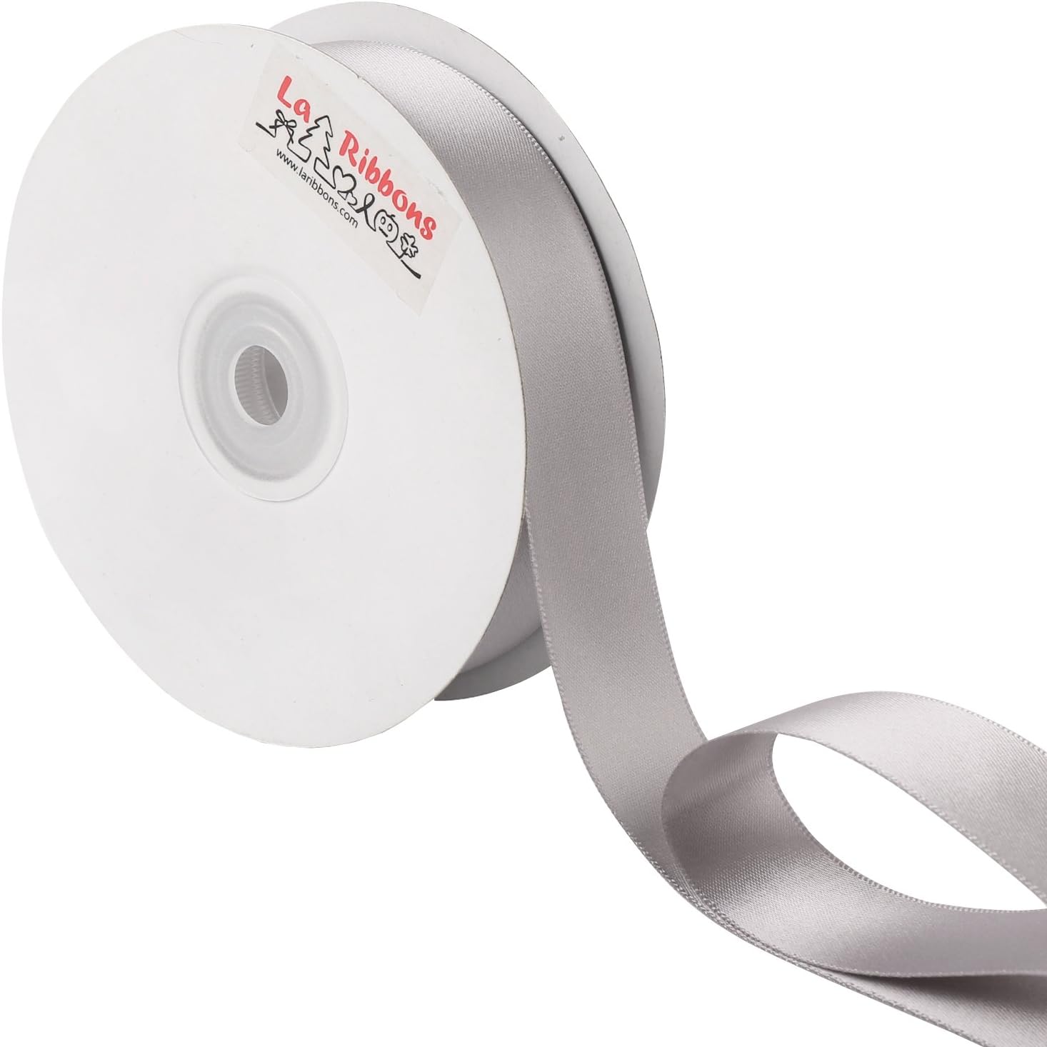 Amazon.com: LaRibbons 1 Inch Wide Double Face Satin Ribbon - 25 Yard ...