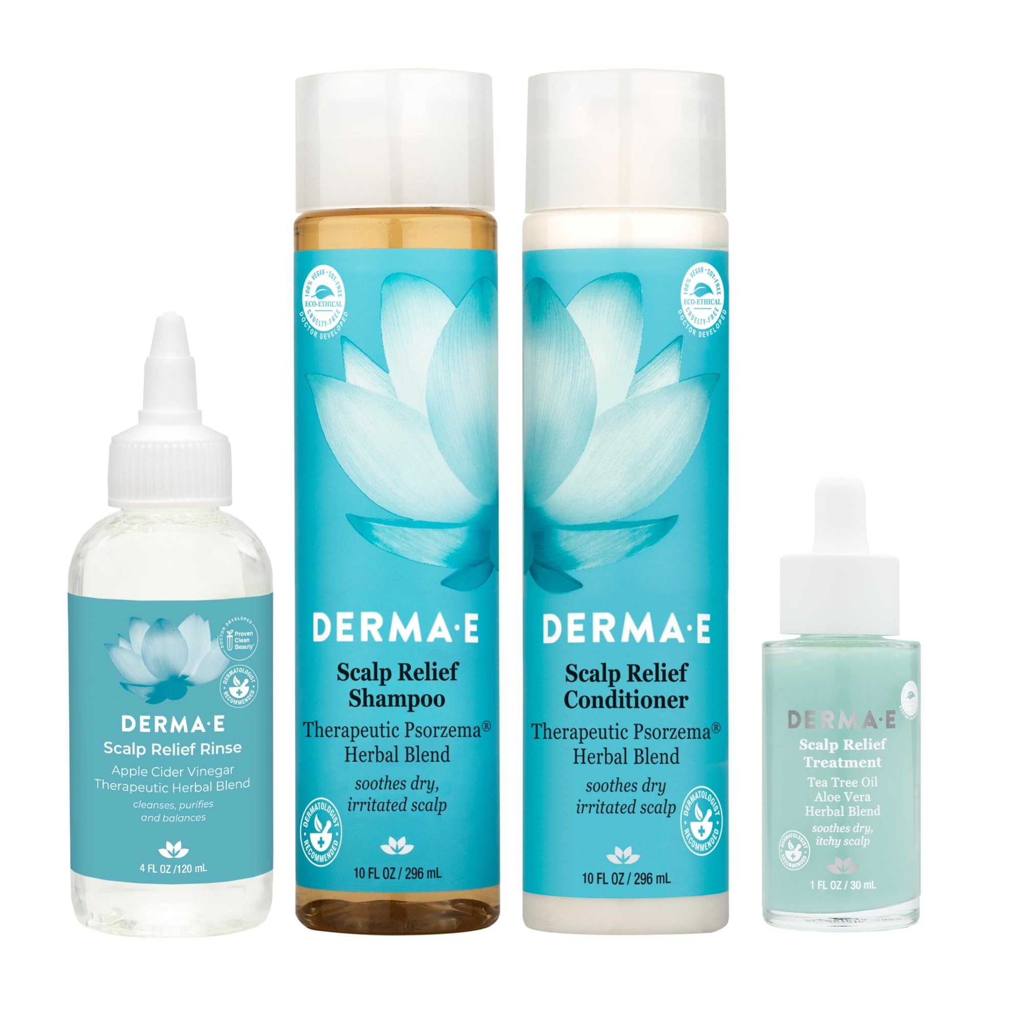 Amazon.com : Derma E Scalp Relief Set – Irritated Scalp Shampoo (10oz ...