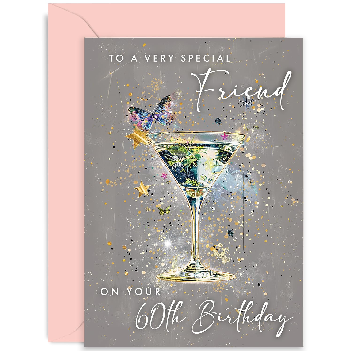 Old English Co. 60th Birthday Card for Female Friend - Age 60 - Special ...