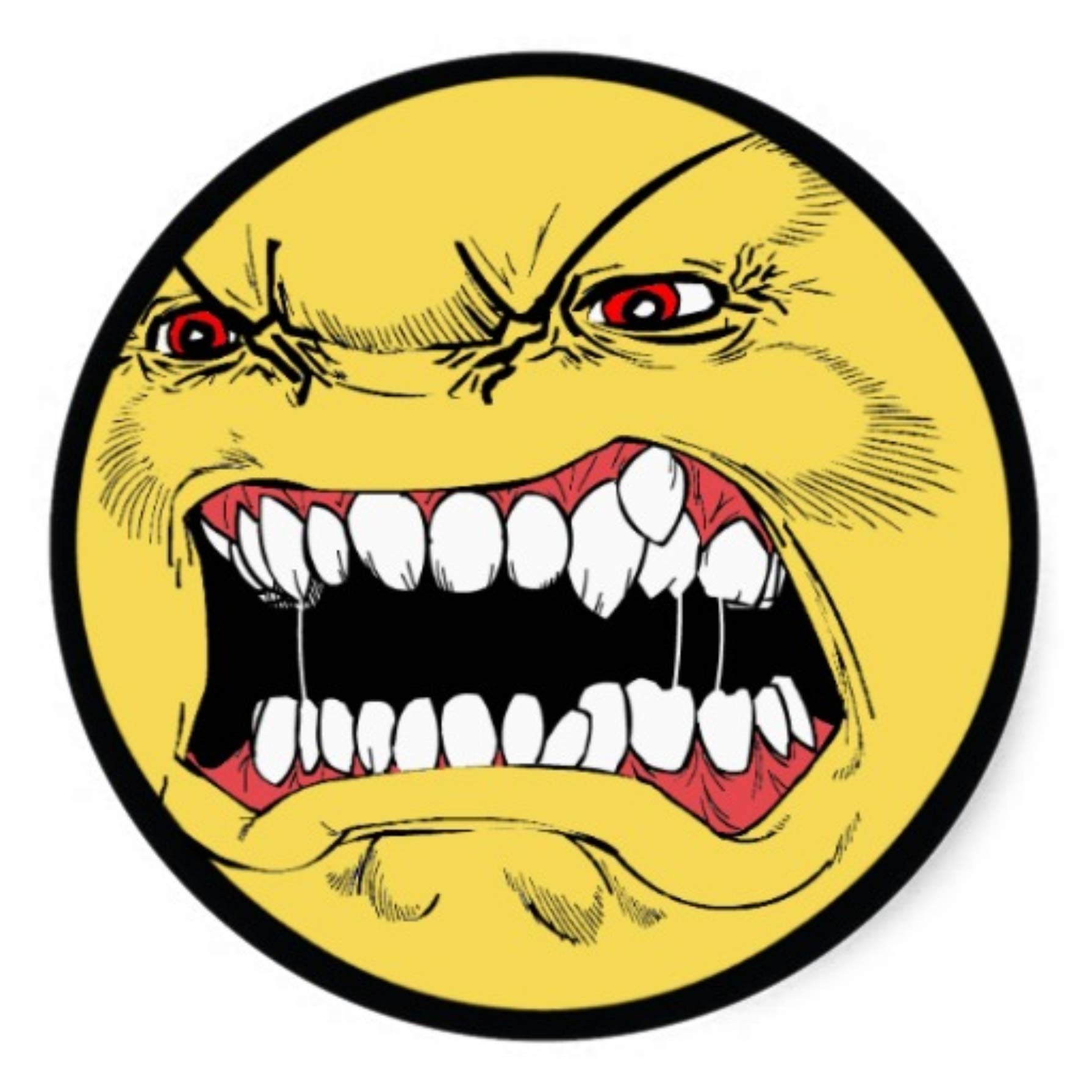Mad Face Angry As Hell