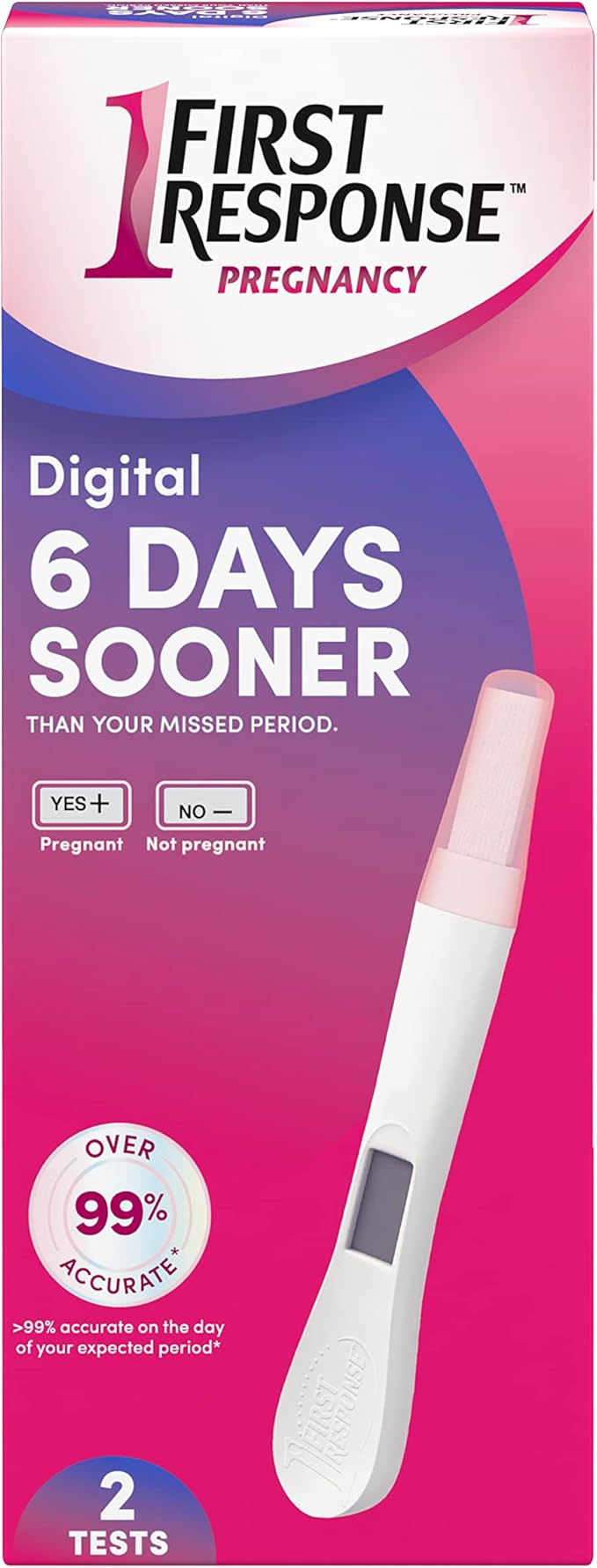 Amazon.com: First Response Gold Digital Pregnancy Test, 2 Pack : Health ...