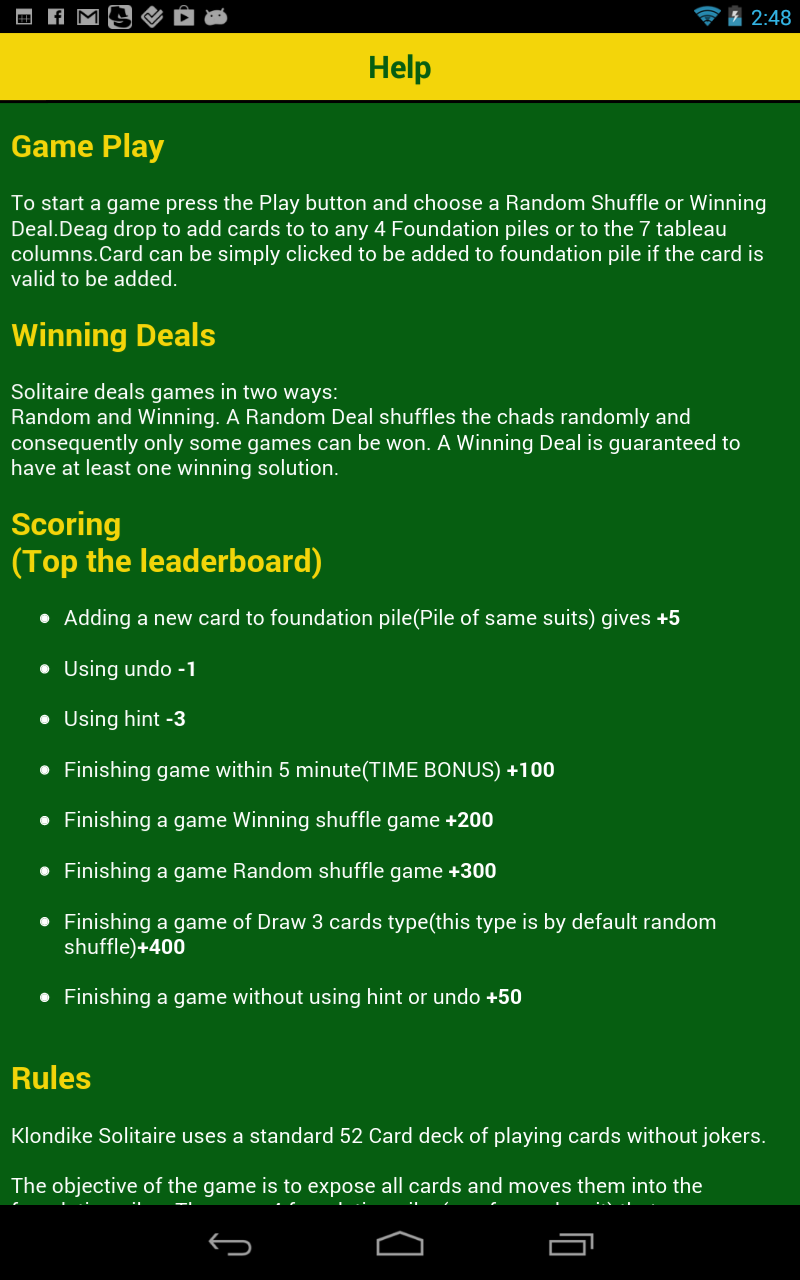 Solitaire Fun - App on Amazon Appstore