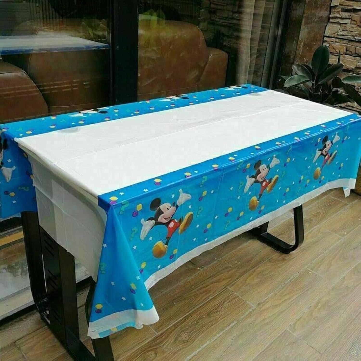 madeokoltd XL Themed Kids Birthday Disney Cartoons Party Table Cover ...
