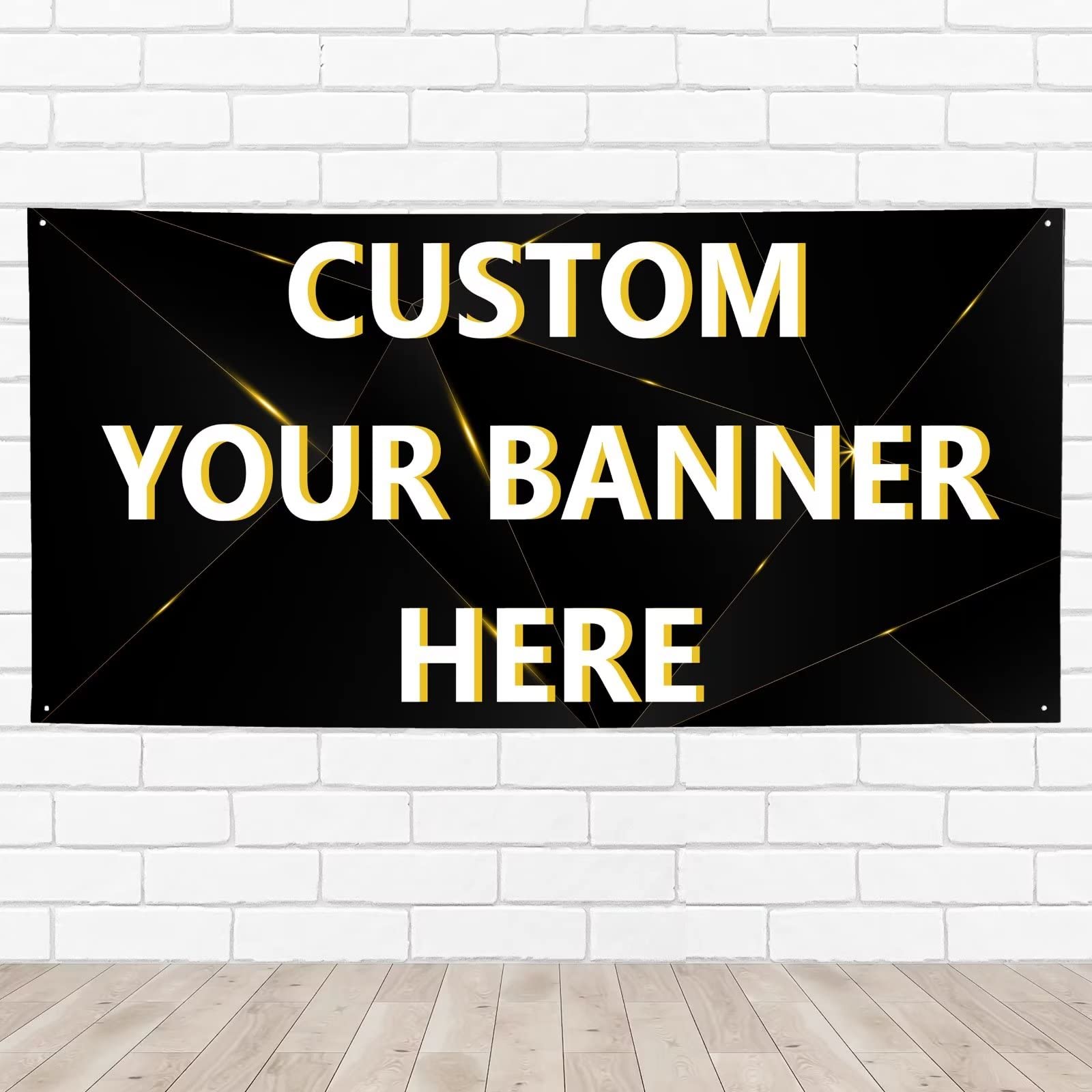 Amazon.com: Personalized Banners and Signs Customize Custom Banner for ...