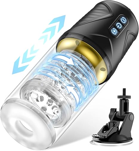 Elektrischer Masturbator Handfrei Cup mit 7 Modi Teleskopfunktion und ...