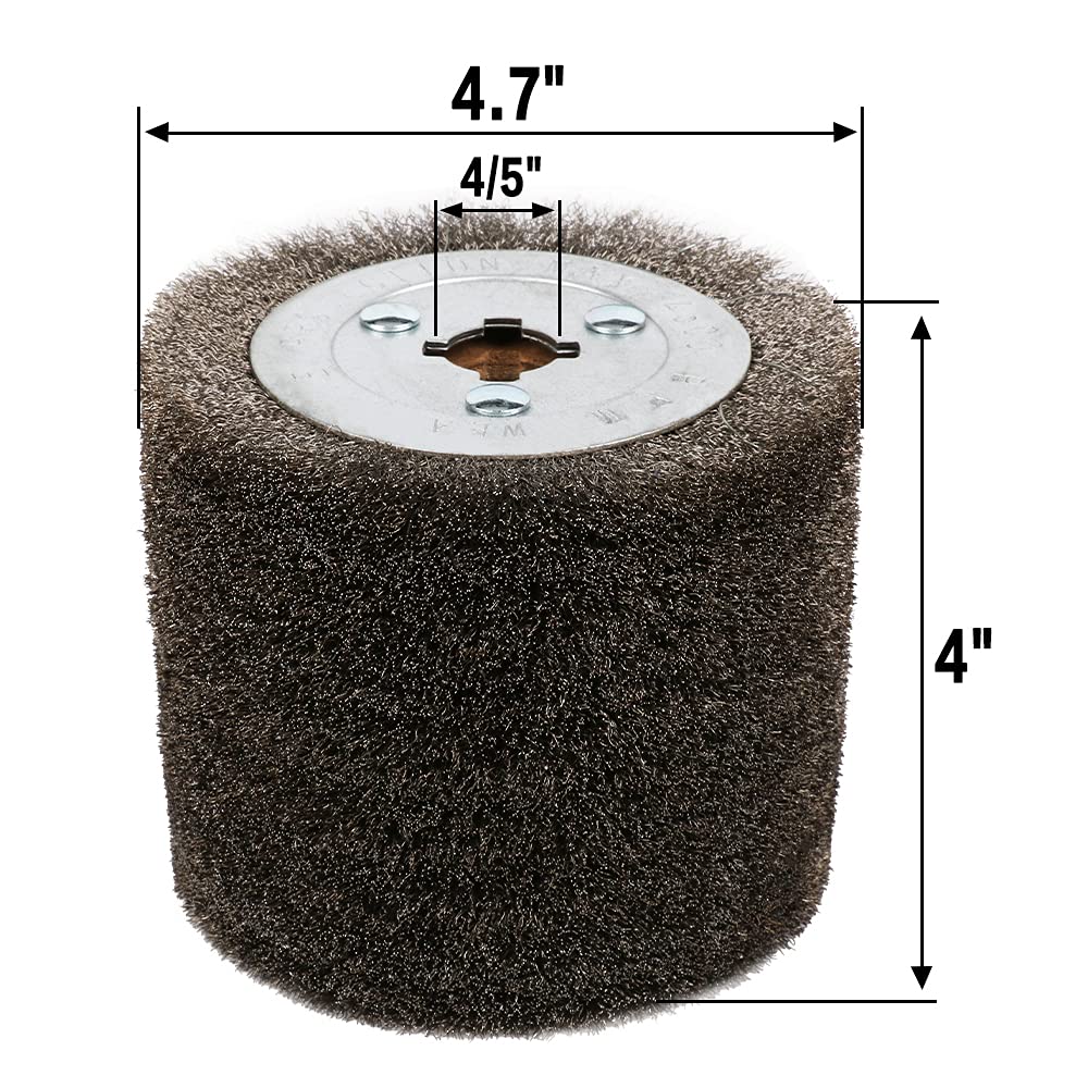 Buy 125x110mm 0.3mm Stainless Steel Wire Drawing Polishing Burnishing ...