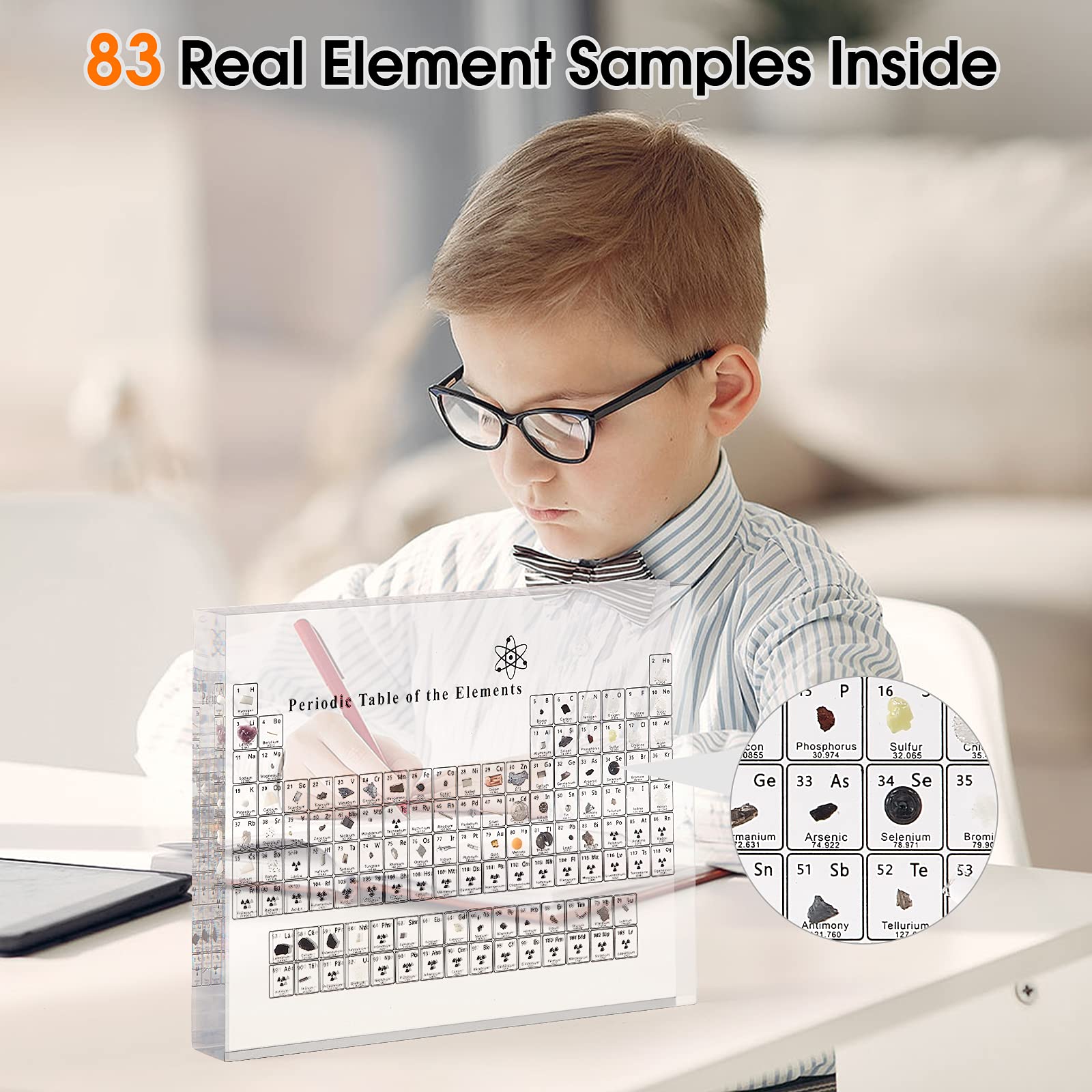 Live Periodic Table of Elements! Acrylic Fluorescent Periodic Table ...