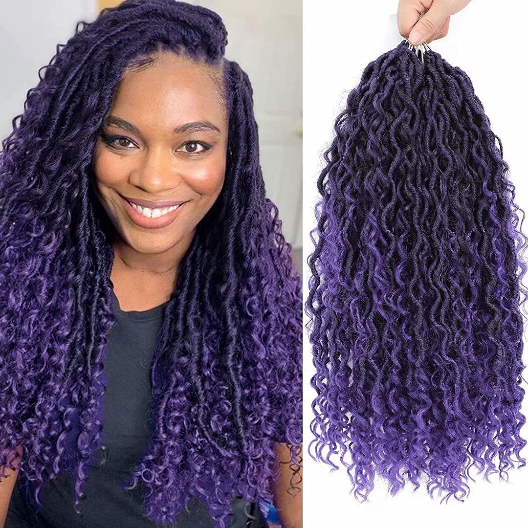 Purple Faux Locs