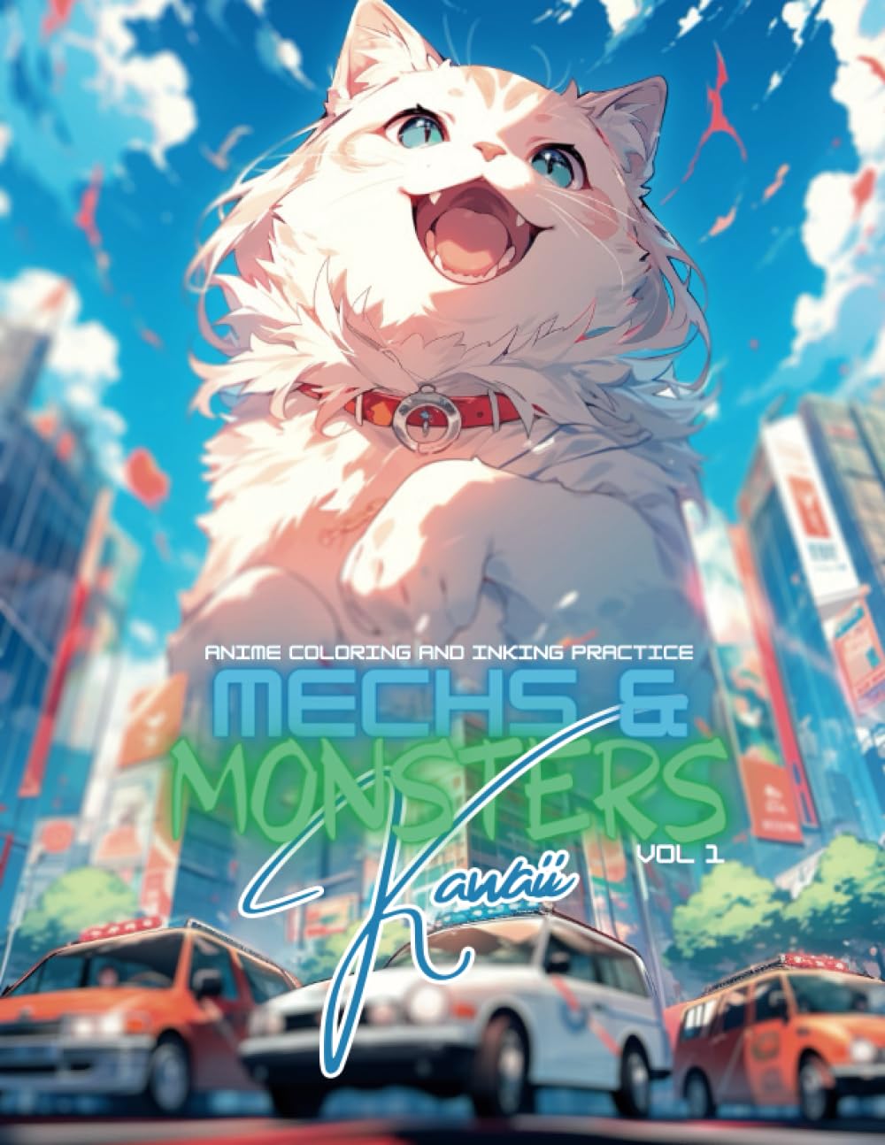 Amazon.com: Mechs & Monsters Kawaii - Volume 1: Chibi Girl Coloring ...