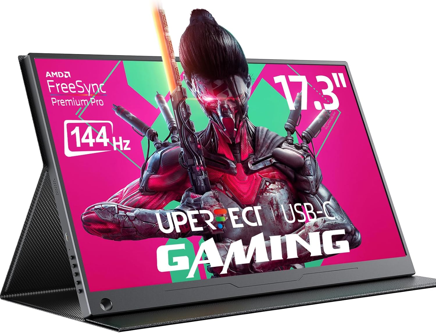 Amazon.com: UPERFECT Portable Monitor, 17.3" 144Hz Portable Gaming ...