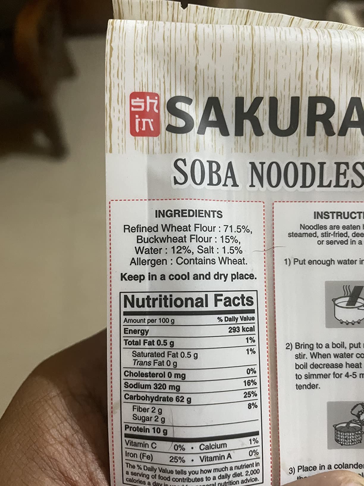 Sakura Soba Noodle, 300g, Pack of 2 : Amazon.in: Grocery & Gourmet Foods