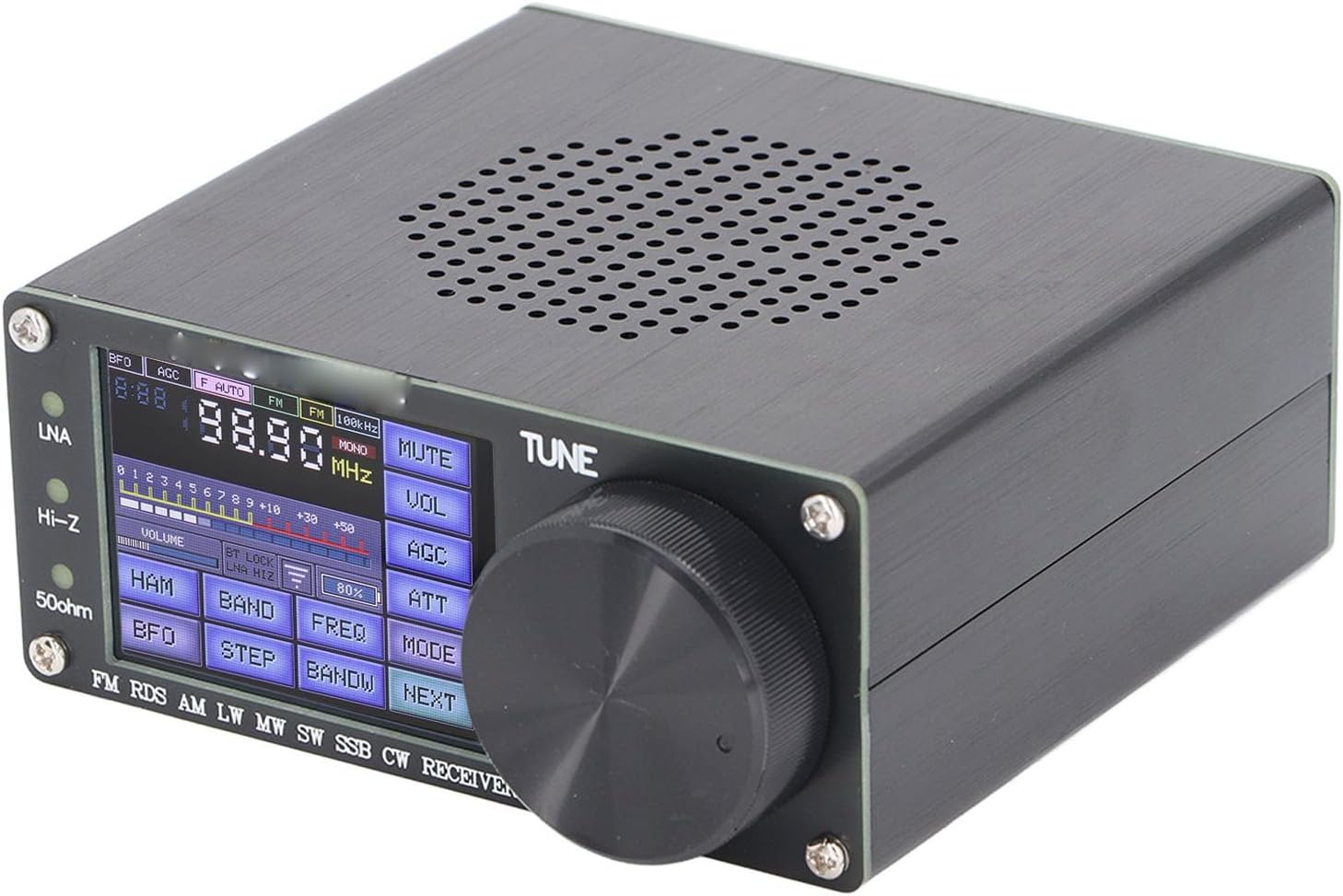 ATS25AMP Full Band Radio Receiver, 132KHZ to 30000KHZ FM LW MW SW SSB ...