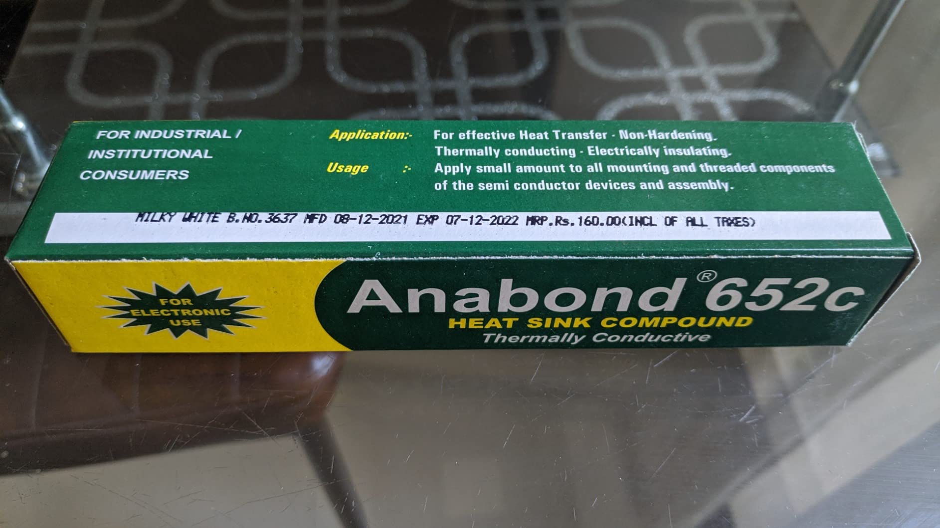 Anabond 652-Heat Sink Compound-50gm : Amazon.in: Industrial & Scientific