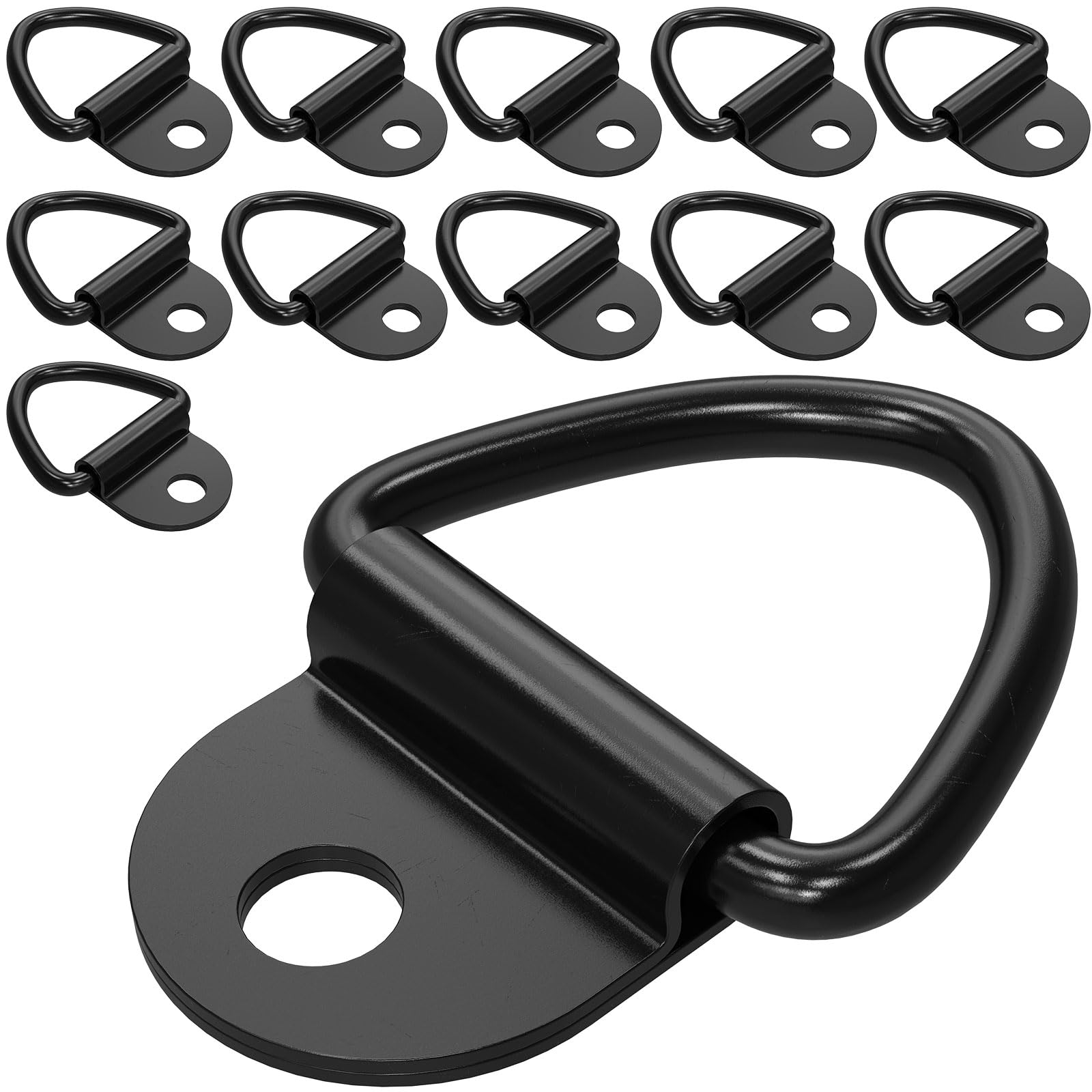 Amazon.com: DIYIIRON 12 PCS V Ring Tie Down Anchors,Heavy Duty Steel ...