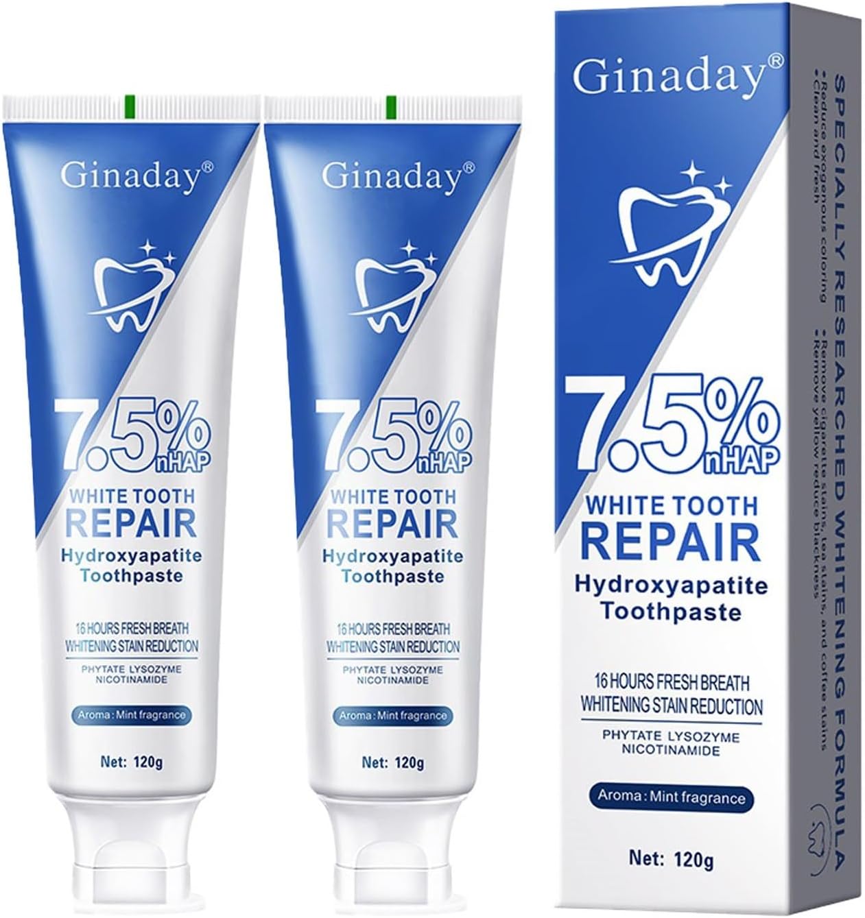 Amazon.com: 2PC Niacinamide Toothpaste, Niacinamide Whitening ...