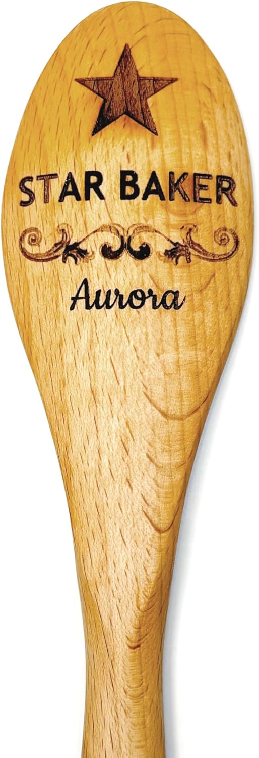 Amazon.com: Star Baker Wooden Spoon, Bakeoff Winner, Prize Baking Award ...