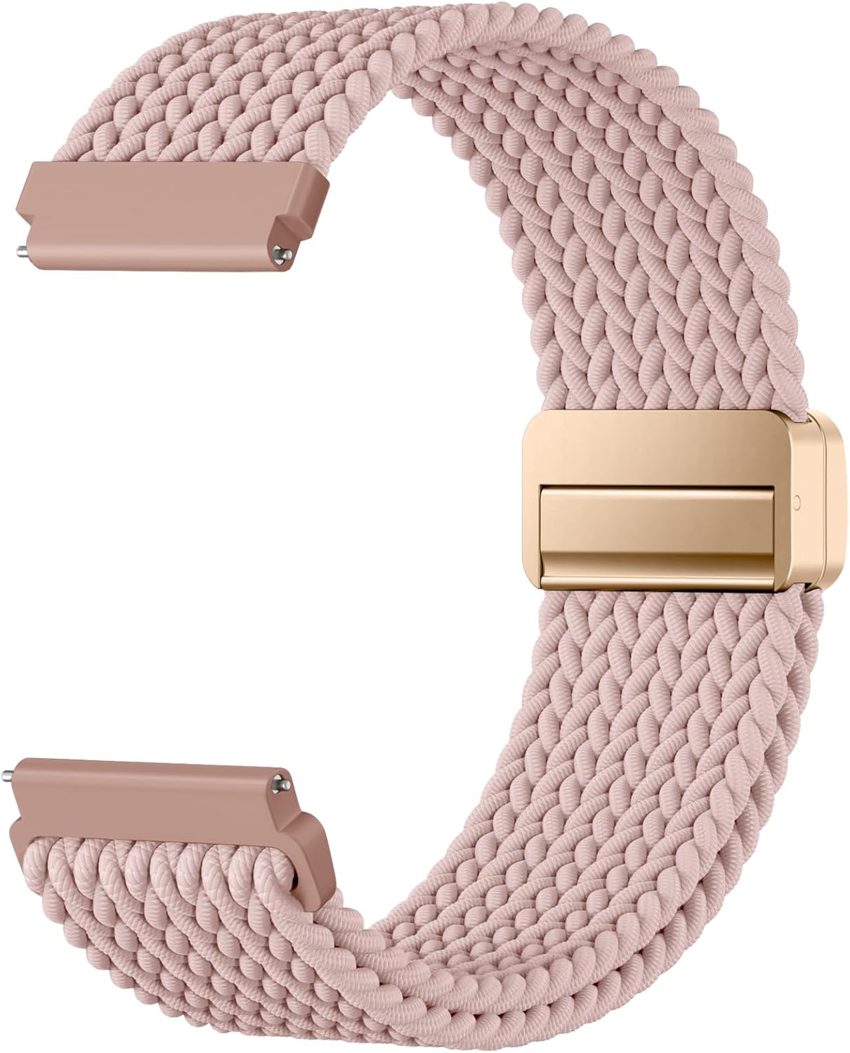 Mastten 18mm Nylon Elastisch Geflochten Magnet Smartwatch Uhrenarmband ...